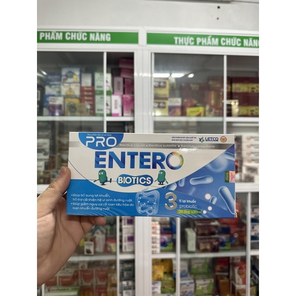 Pro Entero Biotics giúp bổ sung lợi khuẩn hỗ trợ cải thiện hệ vi sinh ...