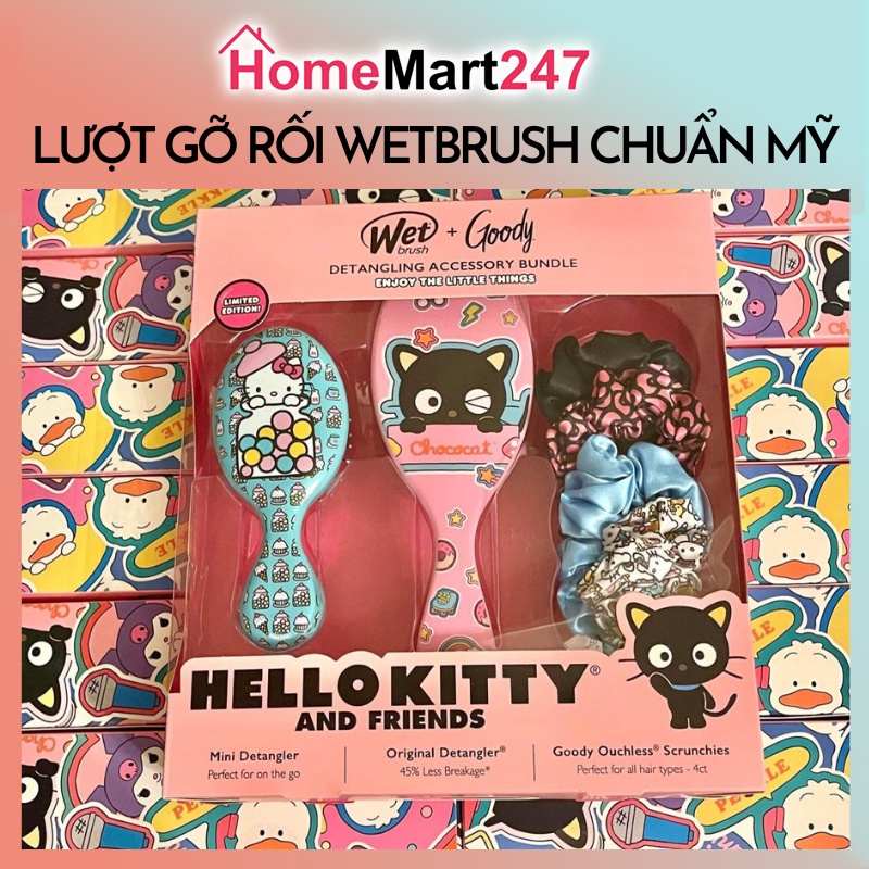 LƯỢC GỠ RỐI WET BRUSH PHIÊN BẢN HELLO KITTY CHÍNH HÃNG MỸ, QUÀ TẶNG ...