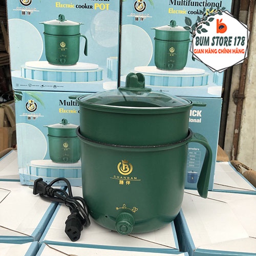 Nồi đa năng mini Shanban có thể dùng cho hấp và ăn lẩu đều được, Nồi ...