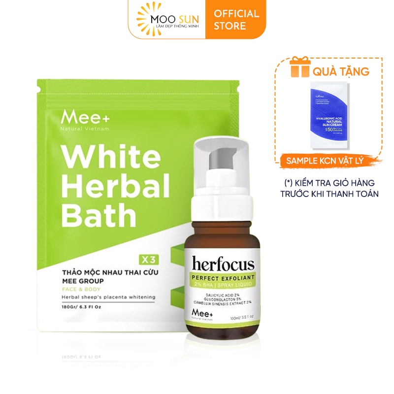 Xịt viêm nang lông, viêm lỗ chân lông - Thảo mộc thiên nhiên MEE ...