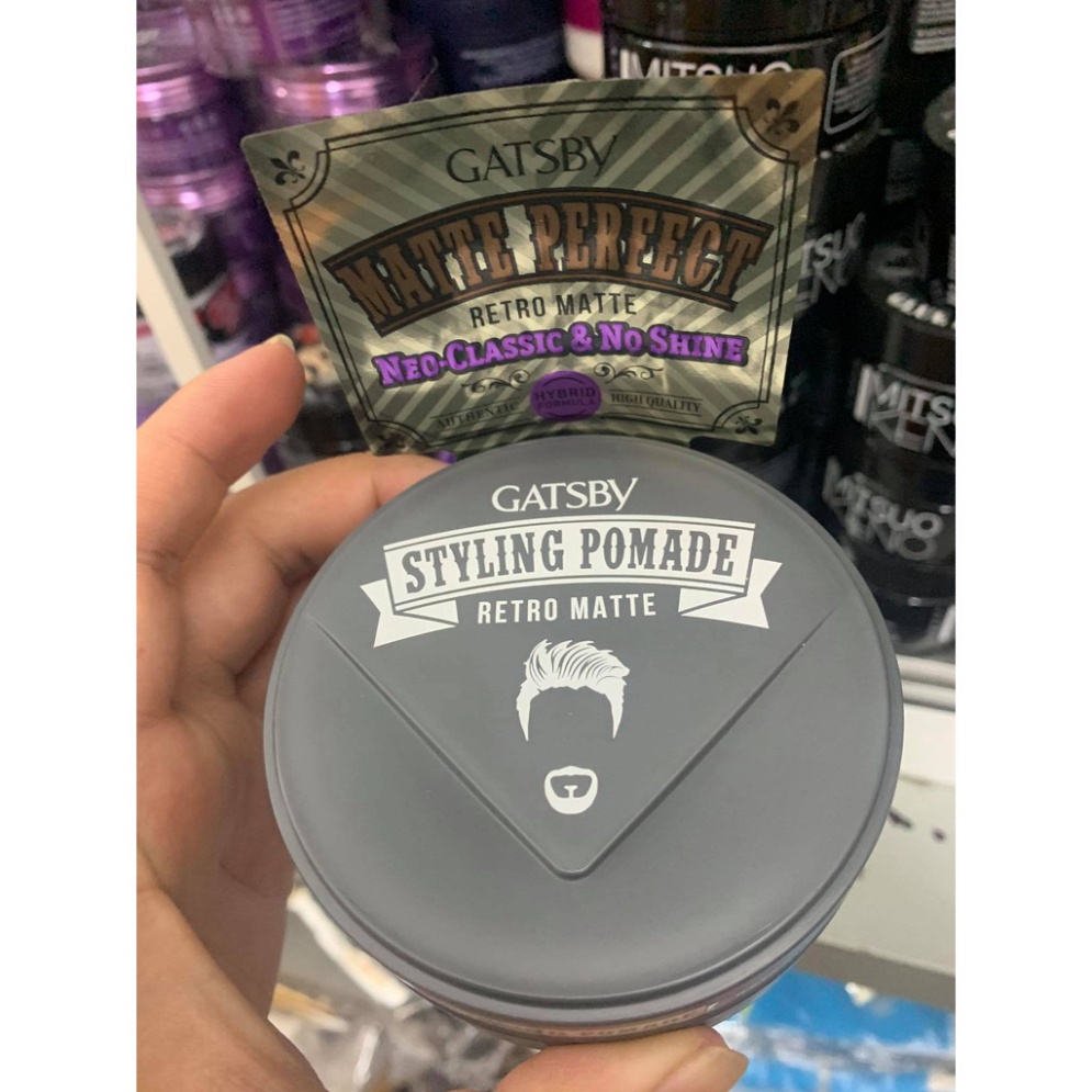 Sáp vuốt tóc nam Gatsby Styling Pomade Wax 75g | Shopee Việt Nam
