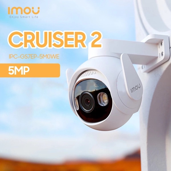 Camera WiFi IMOU Cruiser 2 5MP 3K IPC-GS7EP Ngoài trời Xoay 360, Đàm ...