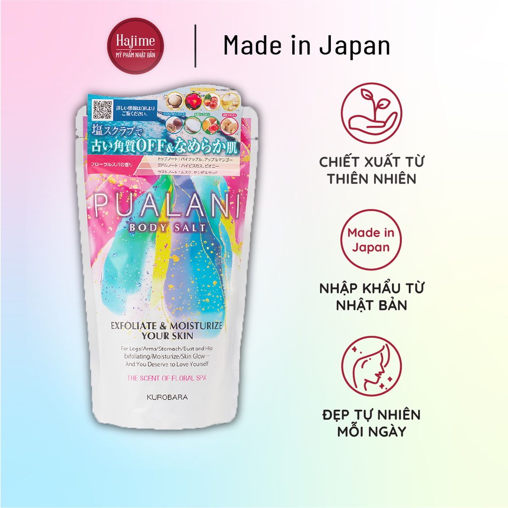 Muối Tắm Pualani Tẩy Tế Bào Chết Chính Hãng Nhật Bản (360G) - Làm Sạch Dưỡng Ẩm Cho Mọi Loại Da ...