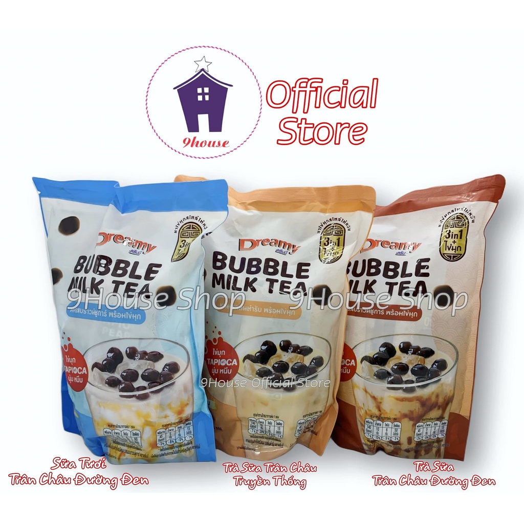 01 Gói Trà Sữa Trân Châu Dreamy Bubble Milk Tea Thái Lan 360gram (Pha 6 ly) | Shopee Việt Nam