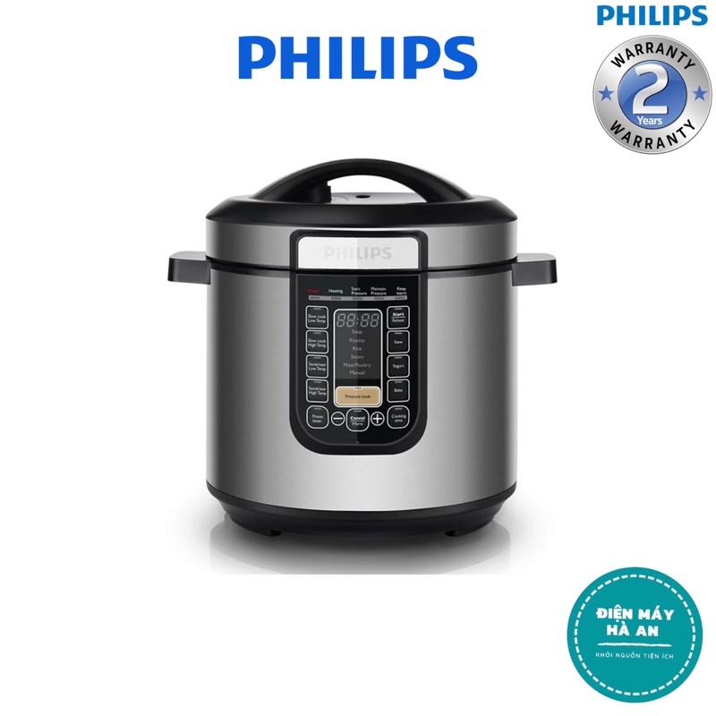 Nồi áp suất điện tử Philips HD2137 - Hàng chính hãng - Bảo hành 24 ...