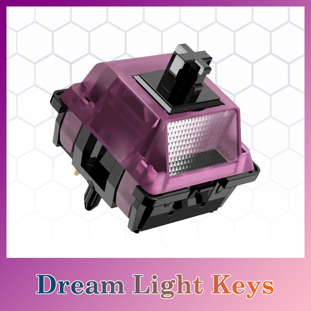 Durock Black Lotus switch | Linear Switch | DLKeys | Dream Light Keys ...