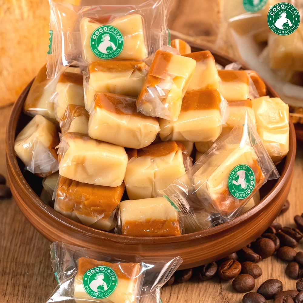 Kẹo dừa Không Đường vị Cà Phê Cocofarm - Sugar-free coconut candy ...