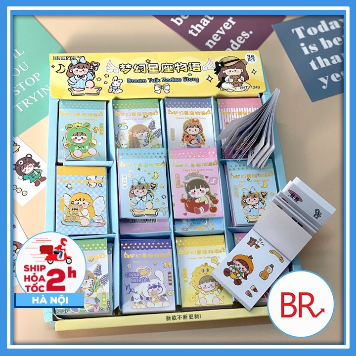 Cuốn Sticker mini Trang Trí Sổ Tay Nhiều Hình Xinh Xắn- Bộ Sticker mini ...
