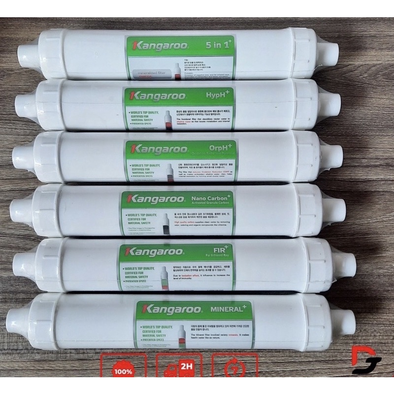 Combo Lõi Lọc nước số 1 2 3 4 5 6 7 8 9 10 máy lọc nước kangaroo Kg100Ha Kg100Hg Kg100Hk ,100hc2 ...