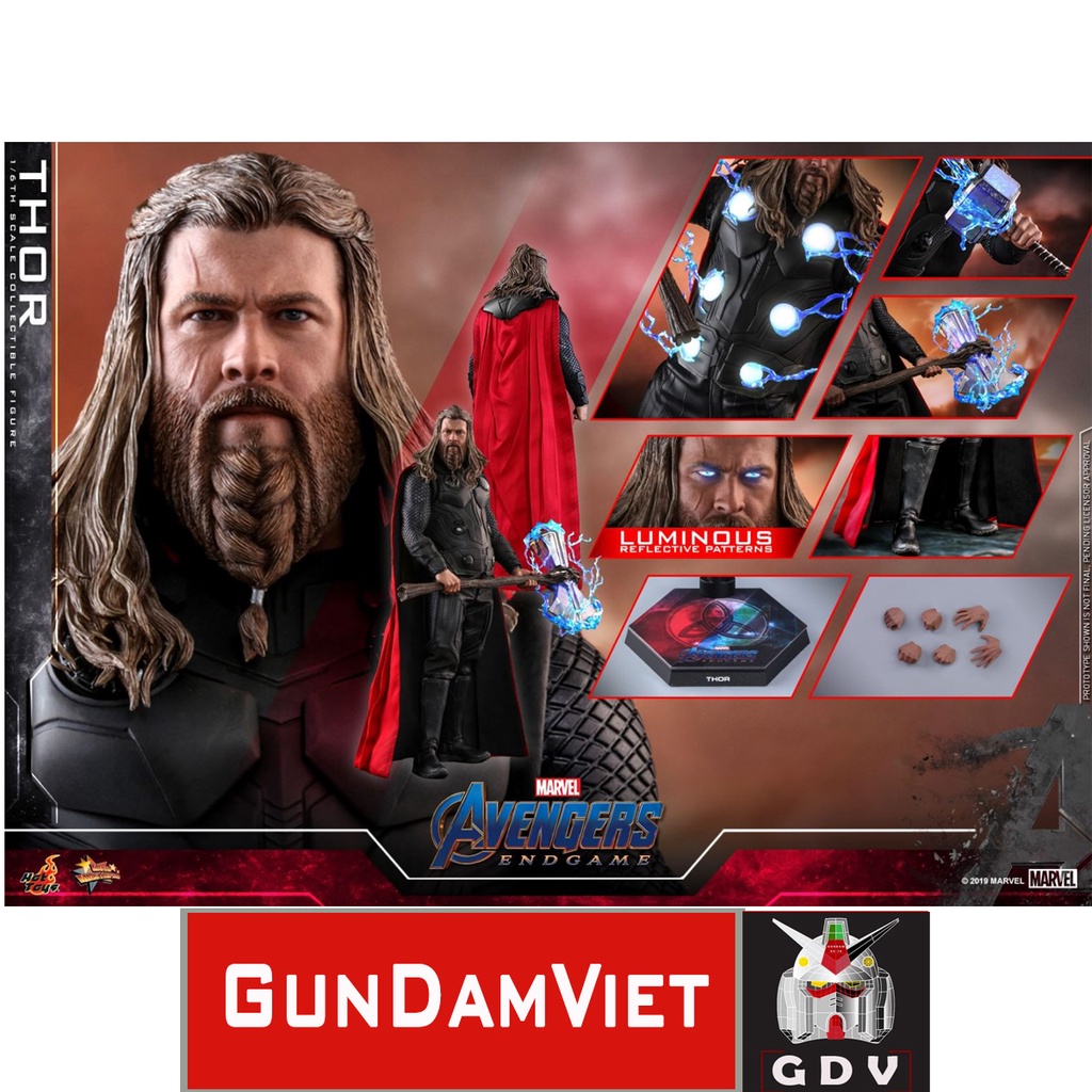 Mô hình Marvel HotToys 1/6 Thor Avenger End Game | Shopee Việt Nam