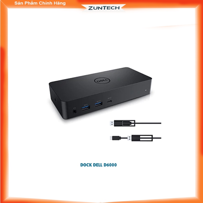 Dock Displaylink Dell D6000 (New Box), Bộ chuyển đổi cổng kết nối, xuất ...