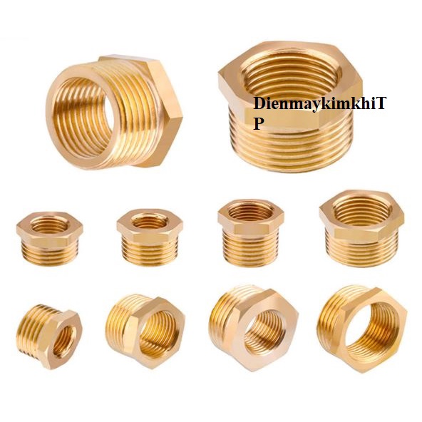 [Cà Rá Thau] - Lơ thu, đầu cút nối giảm ren trong / ren ngoài từ 9.6mm ...