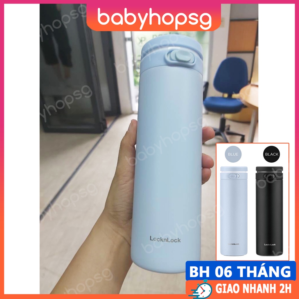 Bình giữ nhiệt LocknLock Silhouette One Touch LHC3274 (430ml) | Shopee ...