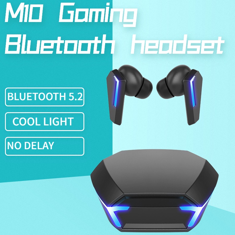 Tai Nghe Không Dây 2023 new M10 TWS Bluetooth 5.2 40ms Chống Ồn Chống Thấm Nước | Shopee Việt Nam
