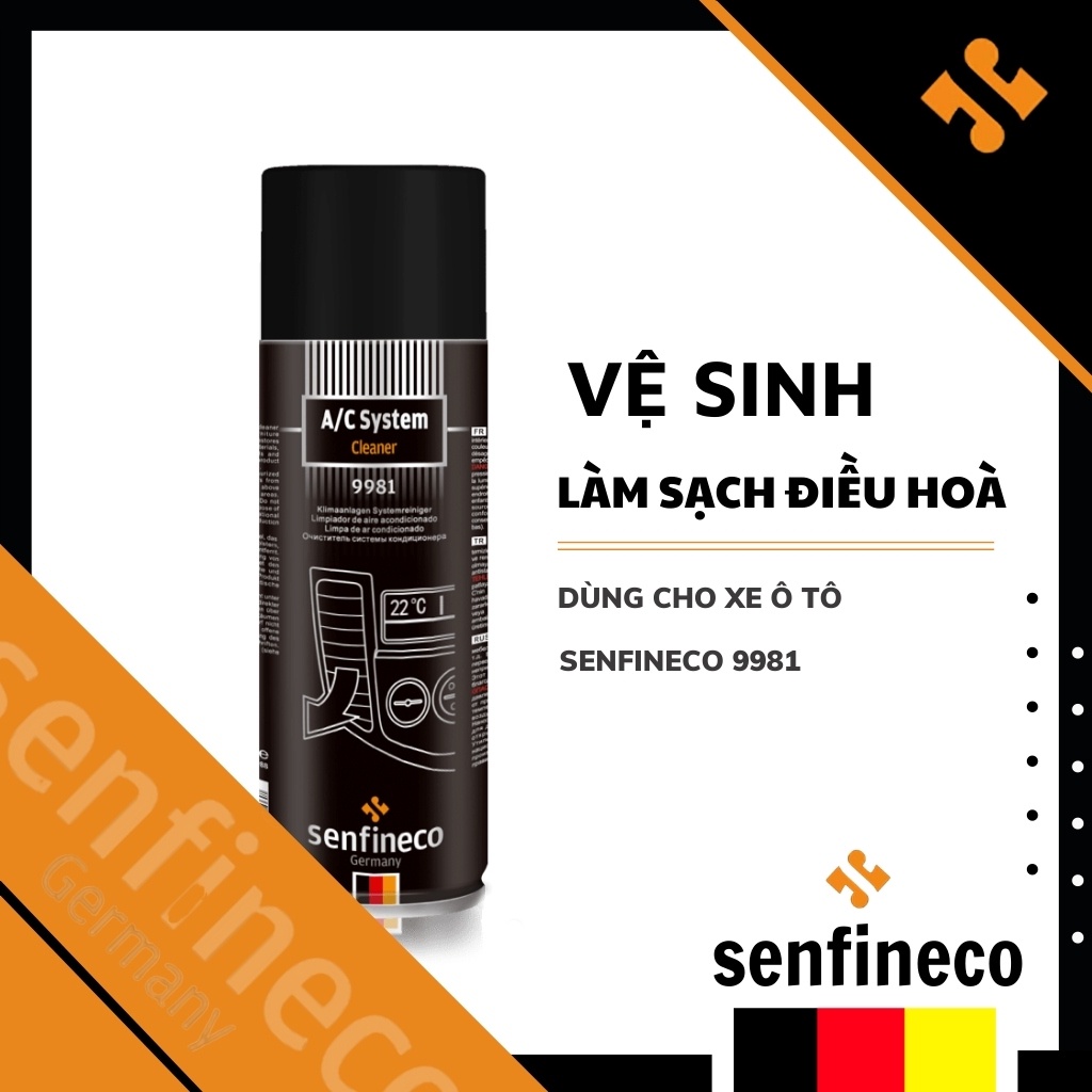 Dung Dịch Vệ Sinh Hệ Thống Dàn Lạnh - Senfineco A/C System Cleaner 9981 ...