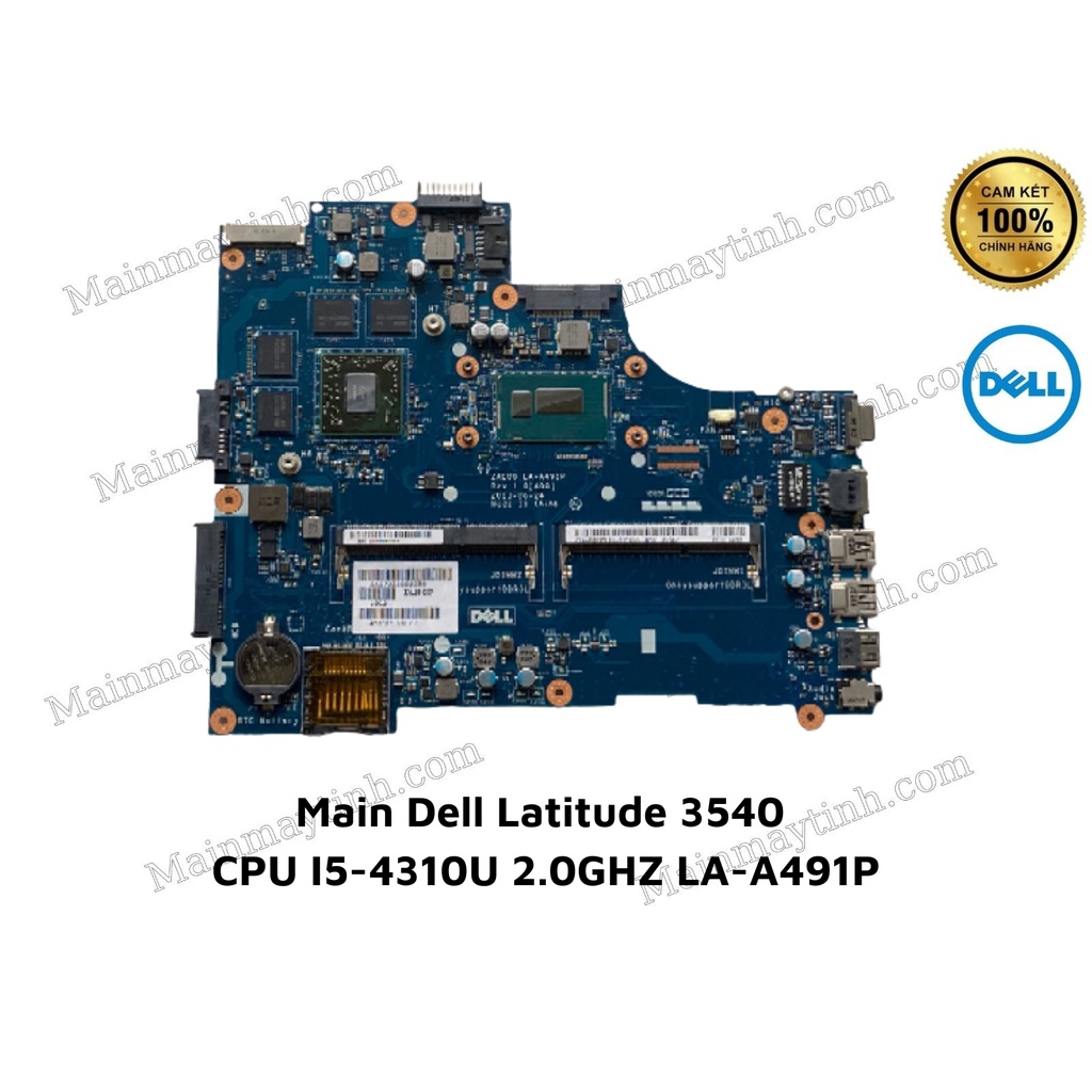 Main Dell Latitude 3540 CPU I5-4310U 2.0GHZ LA-A491P | Shopee Việt Nam