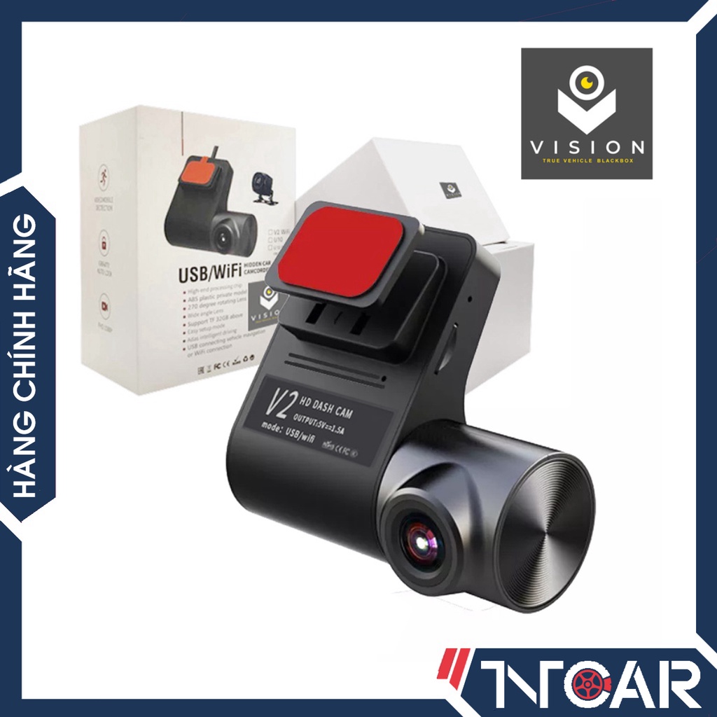 Camera Hành trình V-Vision V2 Wifi HD1080 kết nối điện thoại, màn ...