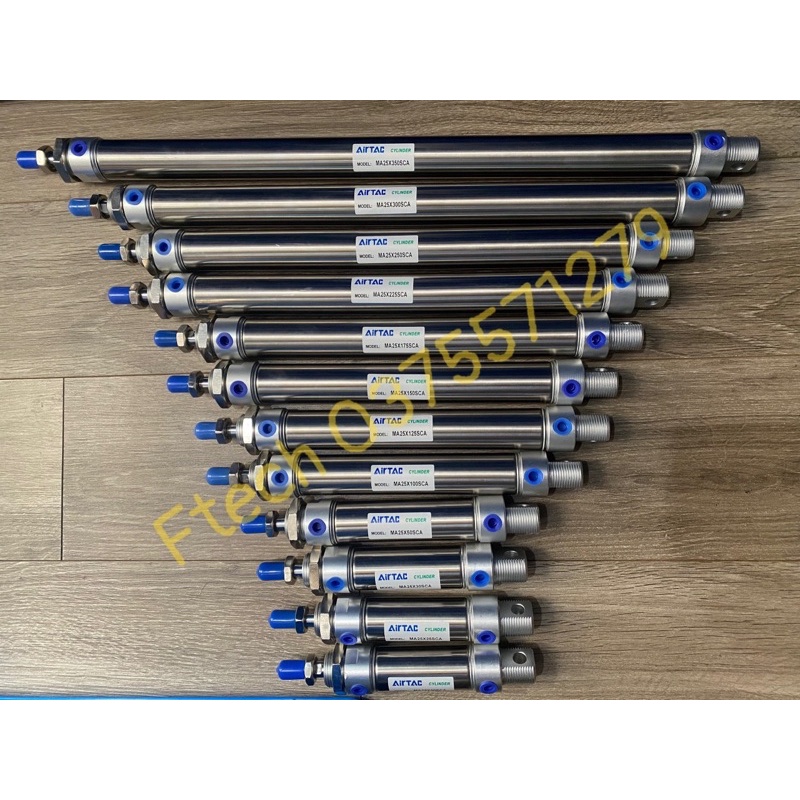 Xylanh tròn airtac MA25 hành trình 20, 25 30 50 75 100 125 150 175 200 225 250 300 350 MA MAL ...