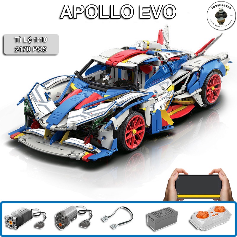 Đồ Chơi Lắp Ráp Xếp Hình Mô Hình Điều Khiển Từ Xa RC Technic Xe APOLLO ...