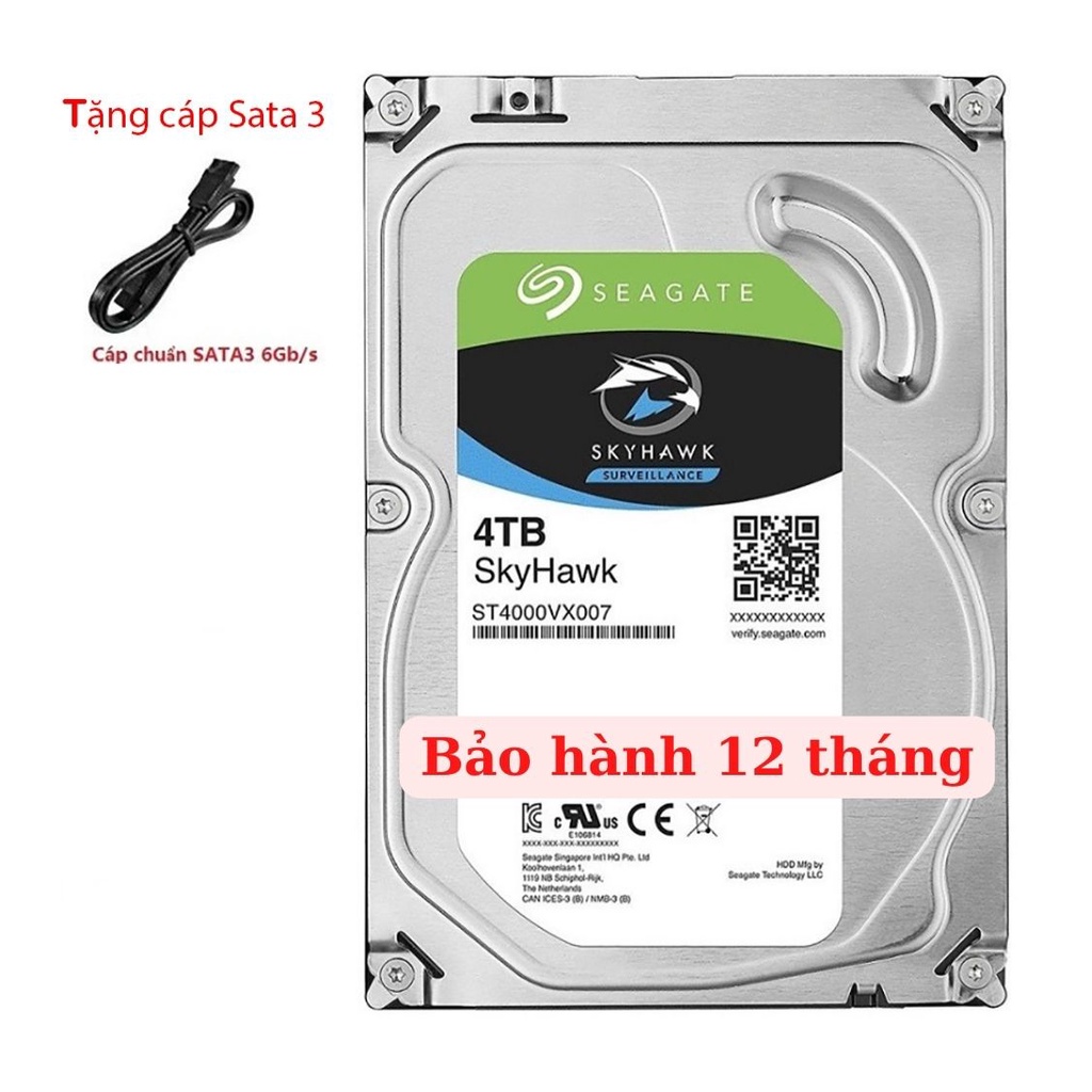 ổ cứng seagate 4tb - dòng chuyên dành cho đầu ghi camera - nas mới ...