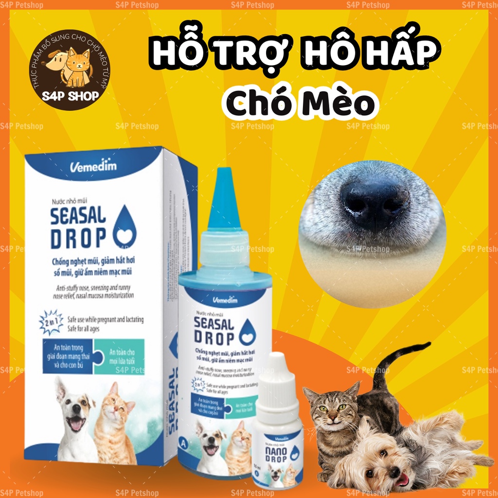 Nhỏ mũi Seasal Drop giúp loại bỏ chảy nước mũi, chống nghẹt mũi, hắt ...