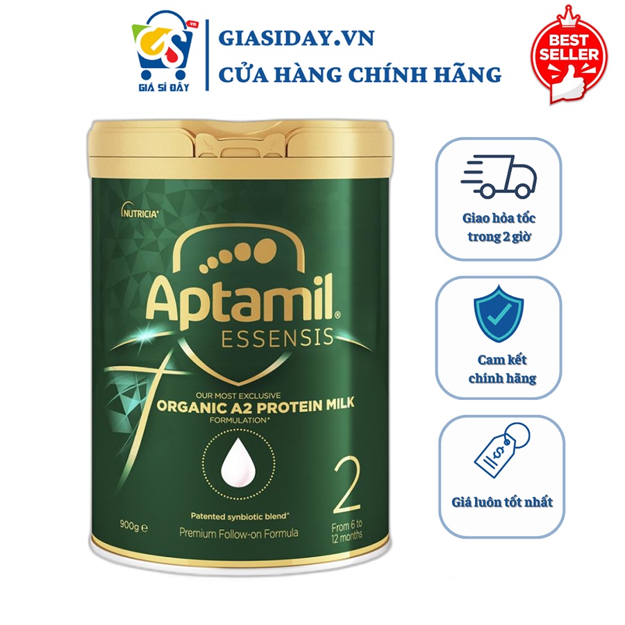[Date 2026] Sữa Aptamil Úc Essensis Organic A2 Protein số 2 - Sữa Bột Công Thức 900g | Shopee ...