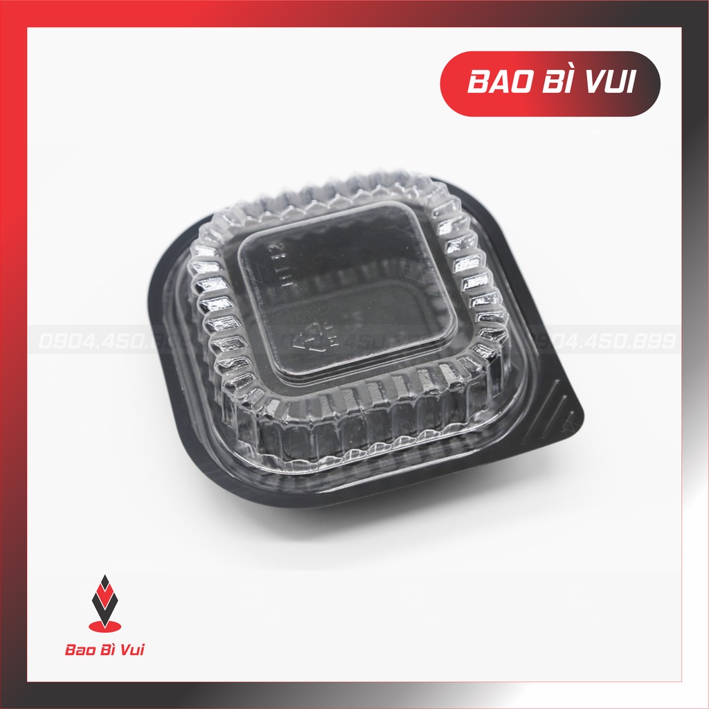 50 hộp HT12 , hộp vuông đế đen, hộp xôi - BAO BÌ VUI | Shopee Việt Nam