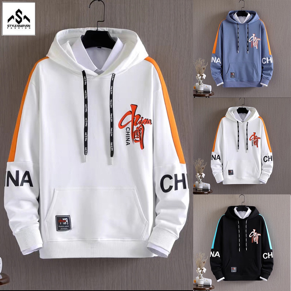 Áo Hoodies nam dài tay STYLE MARVEN in phối chữ CHINA - AO TOP NAM ...