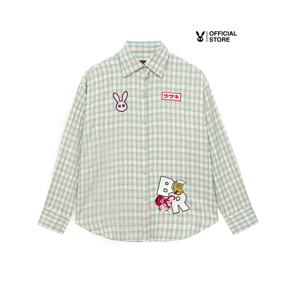 Áo Sơ Mi Unisex Bad Rabbit CHECKED RABBIT SHIRT - Local Brand Chính ...