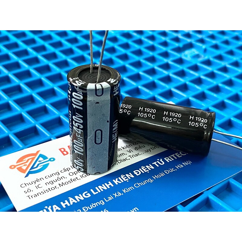[Combo 5 con] Tụ hóa Nichicon 100uF 450V kích thước 18X35mm | Shopee ...