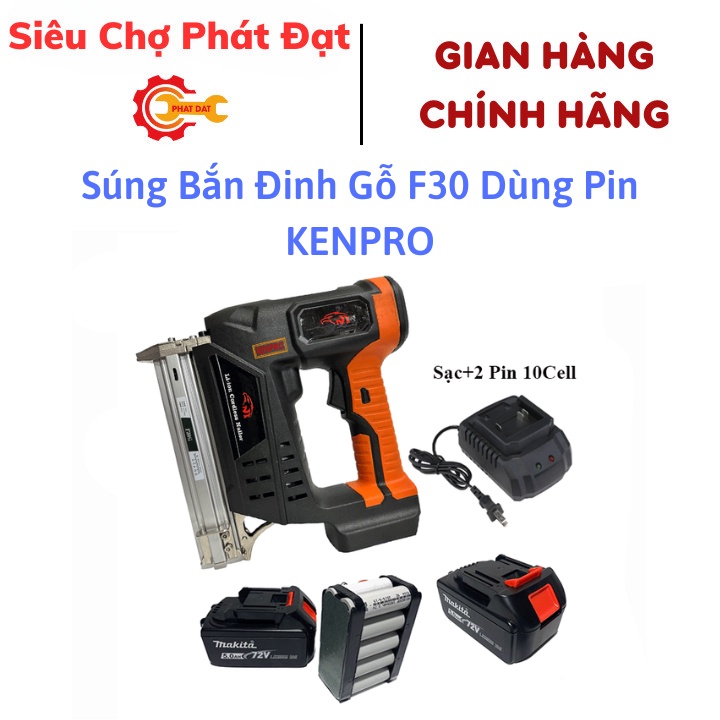 Súng Bắn Đinh Gỗ F30 Dùng Pin KENPRO | Shopee Việt Nam