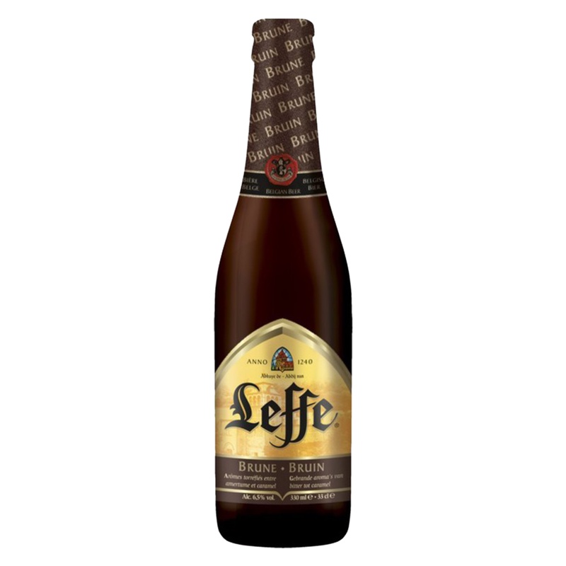 Bia Leffe Nâu 6.5% - Leffe Brune - nhập khẩu Bỉ - 1 chai 330ml | Shopee ...
