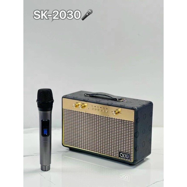 LOA BLUETOOTH QIXI SK-2030 - KÈM 1 MIC KHÔNG DÂY | Shopee Việt Nam