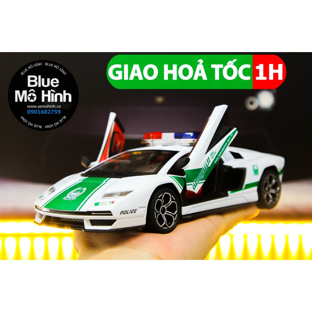 Xe mô hình cảnh sát Countach Police 1:24 | Shopee Việt Nam