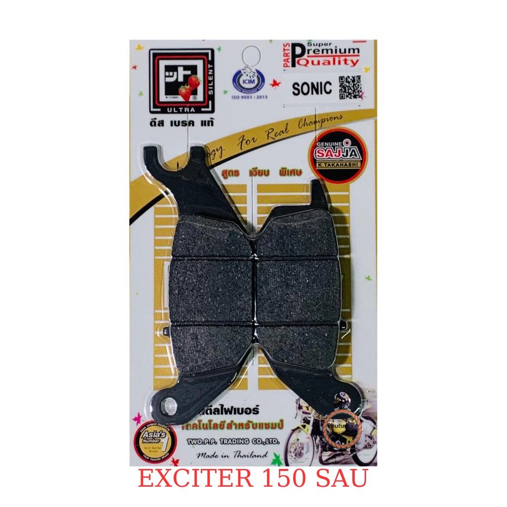 Má Phanh Sau EXCITER 150 - 135 / Sonic 125 / Raider 125 SAJJA Thailand Chính Hãng | Shopee Việt Nam