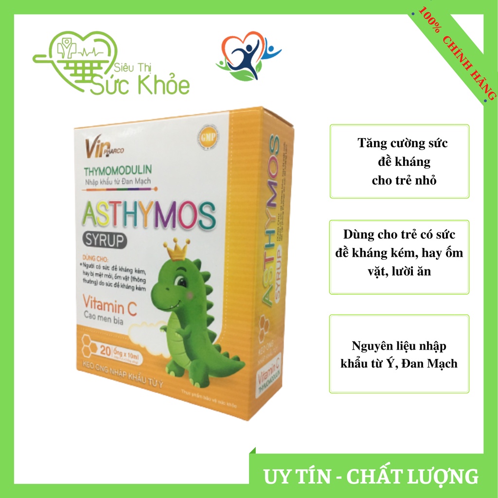 Asthymos Syrup Tăng sức đề kháng cho bé, Bổ sung vitamin C giúp bé khỏe ...