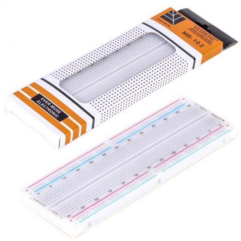 Breadboard MB-102 400 Lỗ 8.5x5.5x1cm (Board test, Bread board, cắm linh ...