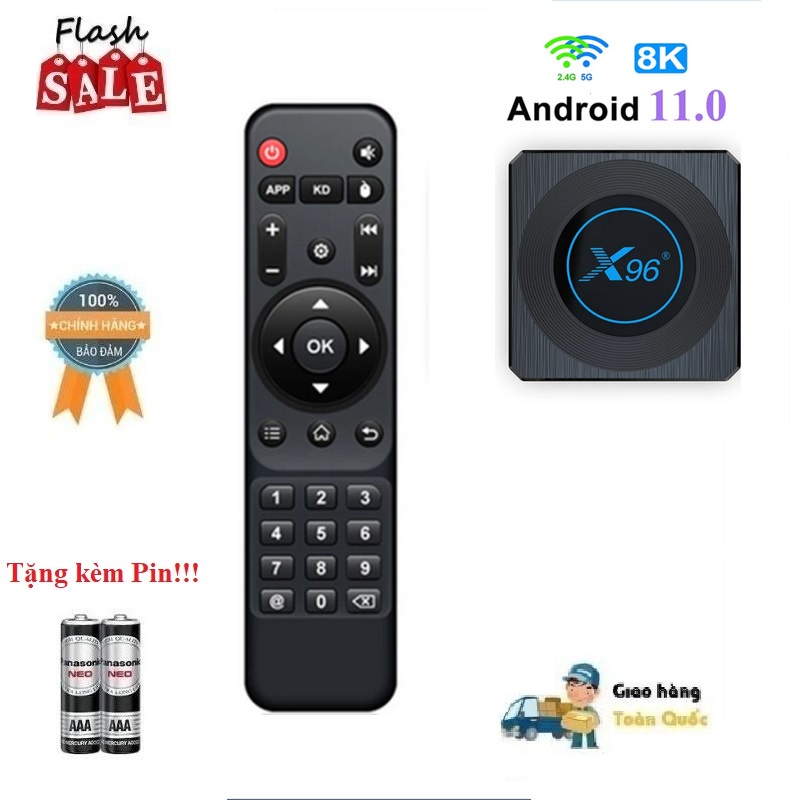 Remote Điều khiển đầu Android TV Box Android TV Box X96 X4- hàng zin ...
