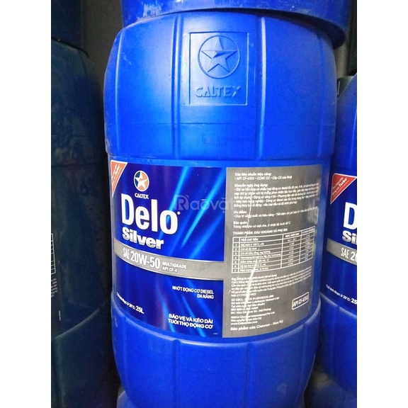 Dầu động cơ Caltex Delo Silver Multigrade 20W50 25L | Shopee Việt Nam