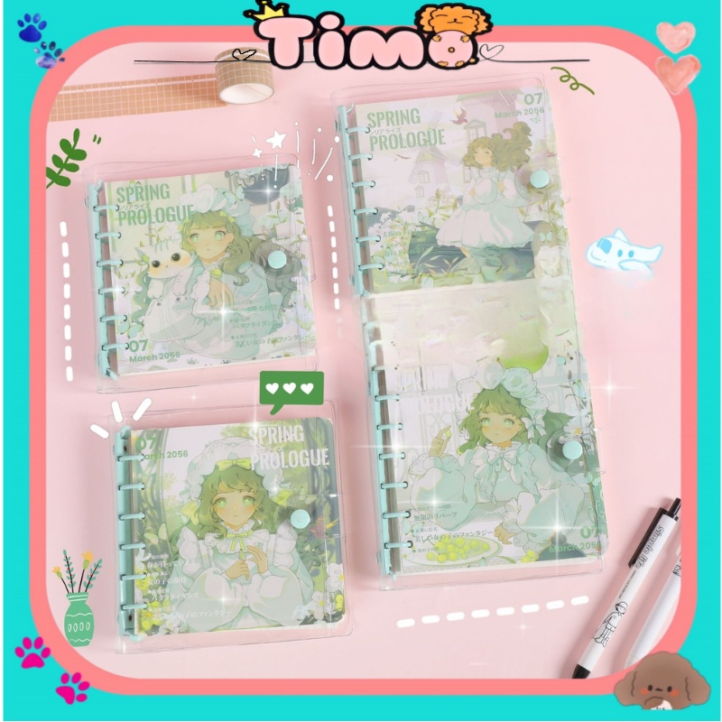 Sổ Còng Sắt Tay A6 Ghi Chép Mini Cute Dễ Thương Timo VPS26 | Shopee ...