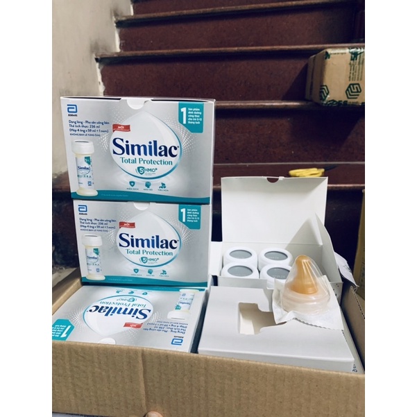 1 LỐC 4 Ống SỮA NƯỚC SIMILAC TOTAL PROTECTION DÀNH CHO BÉ SINH MỔ HOẶC ...