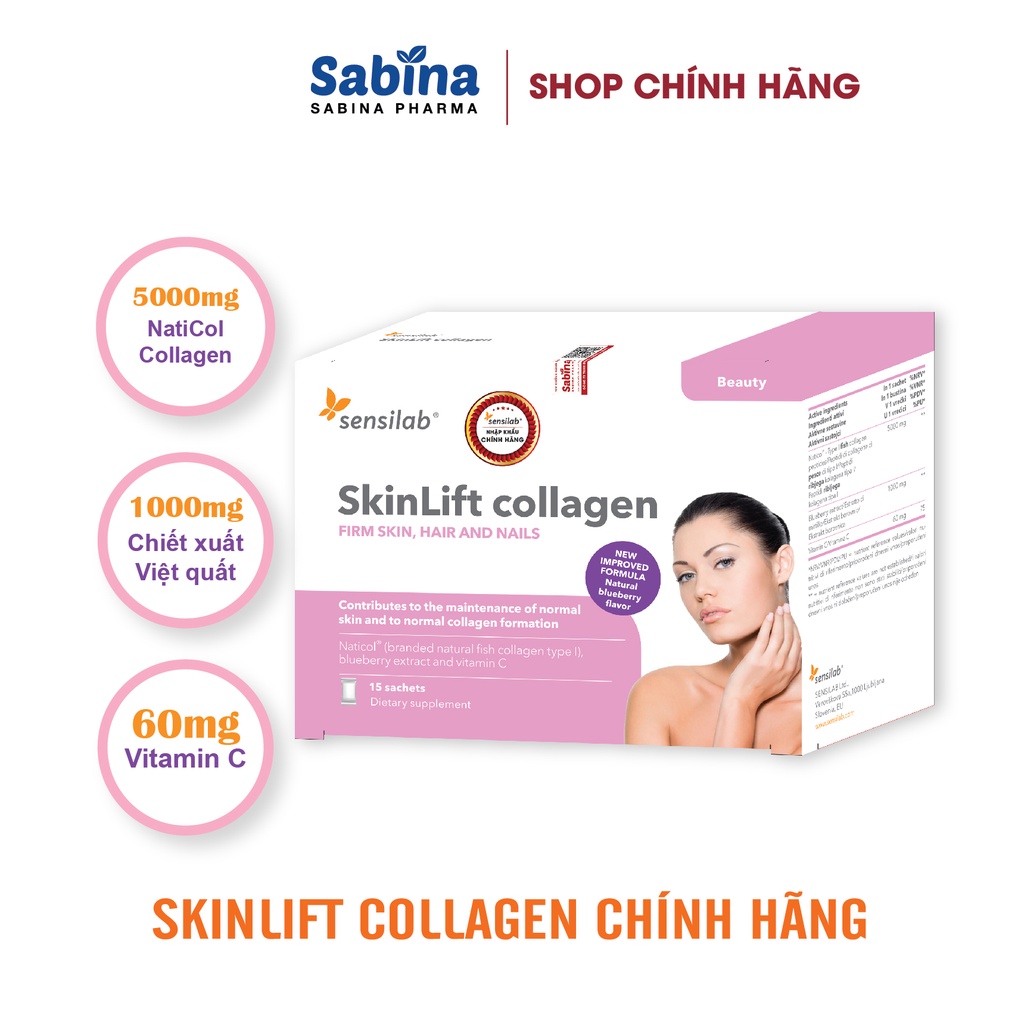 SKINLIFT COLLAGEN-Bổ sung collagen hàm lượng cao. Hỗ trợ làm đẹp da ...
