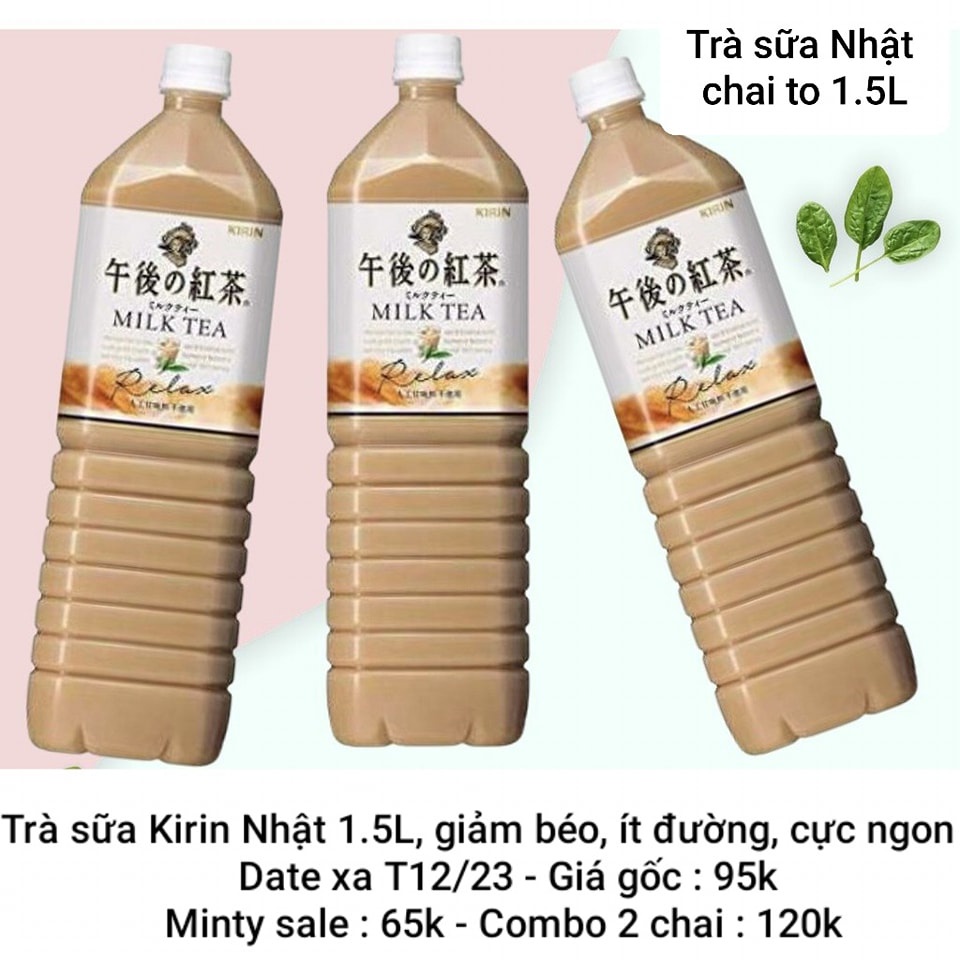 🥛🍶 THƯỞNG THỨC TRÀ SỮA KIRIN MILK TEA 1.5L SIÊU NGON VỚI GIÁ ƯU ĐÃI TẠI MINTY🍶🥛 | Shopee Việt Nam