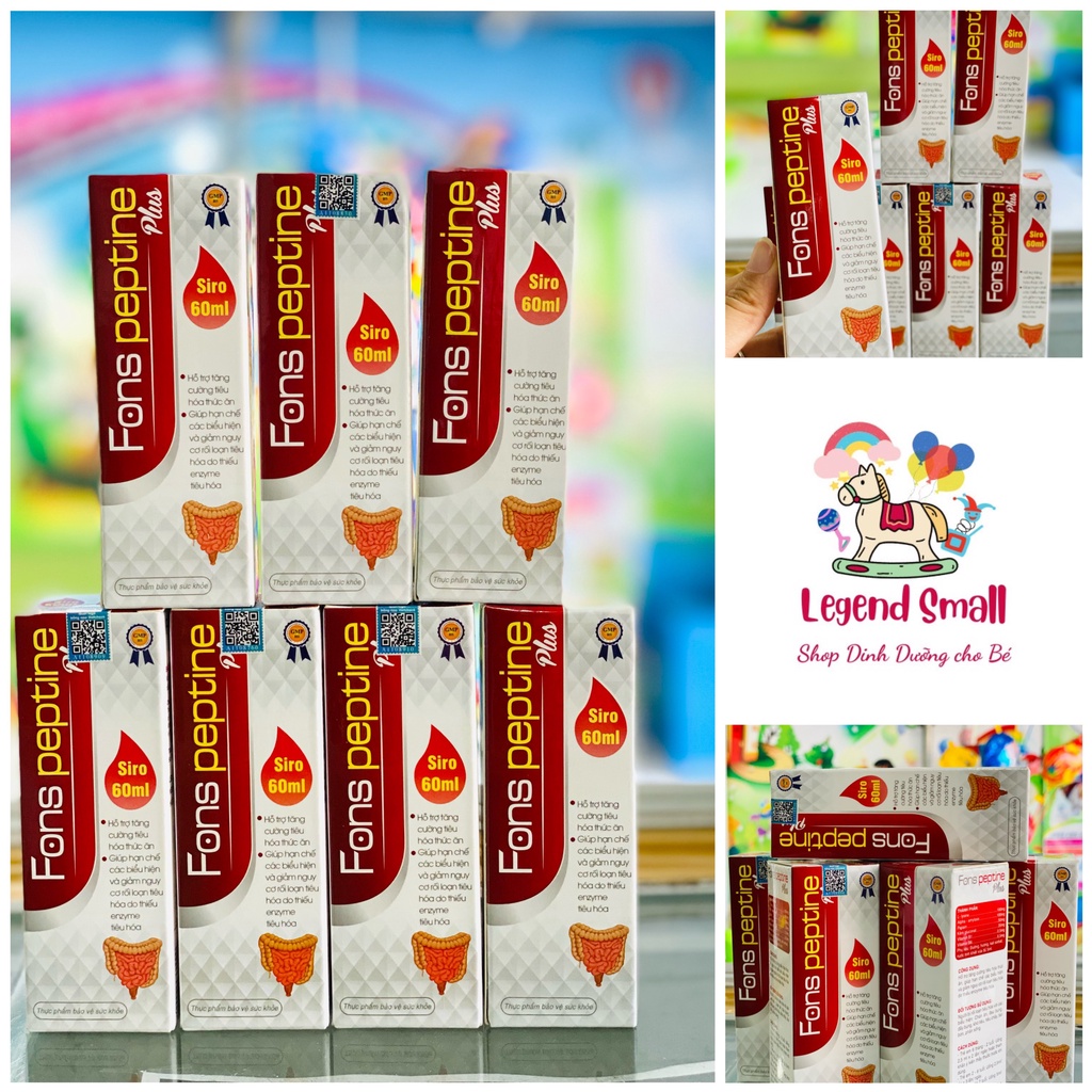 Siro tiêu hóa Fons Peptin Plus giúp tăng cường tiêu hóa, giảm rối loạn ...