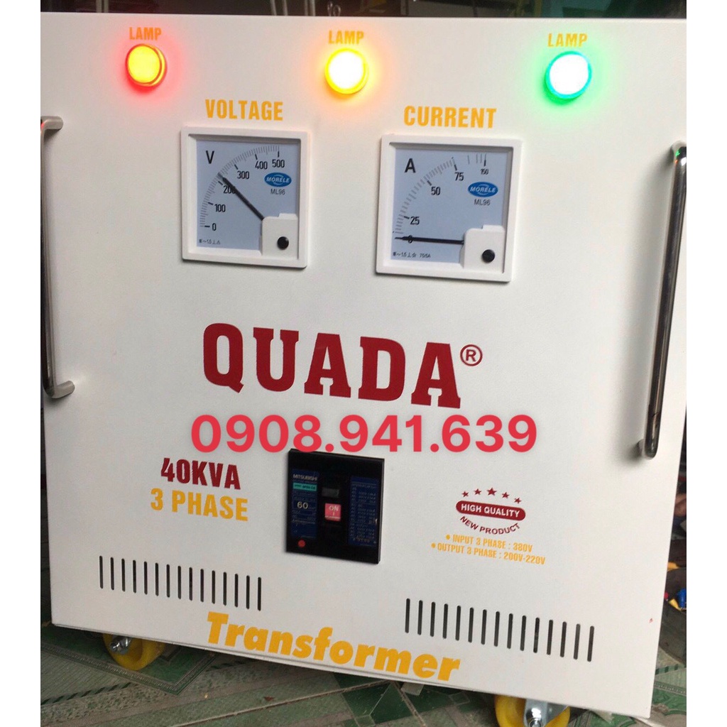 Biến áp tự ngẫu 3 Pha 380V ra 220V 40KVA (Dây Nhôm) | Shopee Việt Nam