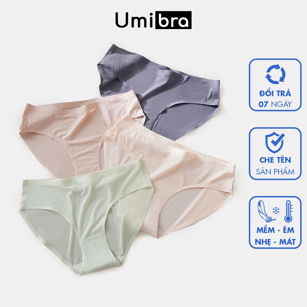 Quần lót nữ Umibra chất Su mỏng nhẹ chấm lỗ thông hơi màu pastel - QL29 | Shopee Việt Nam