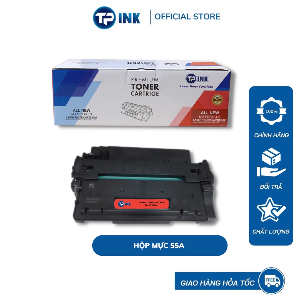 Hộp Mực 55a Thương Hiệu Tp Ink Dùng Cho Máy In Hp M525dn M525f P3015 7814