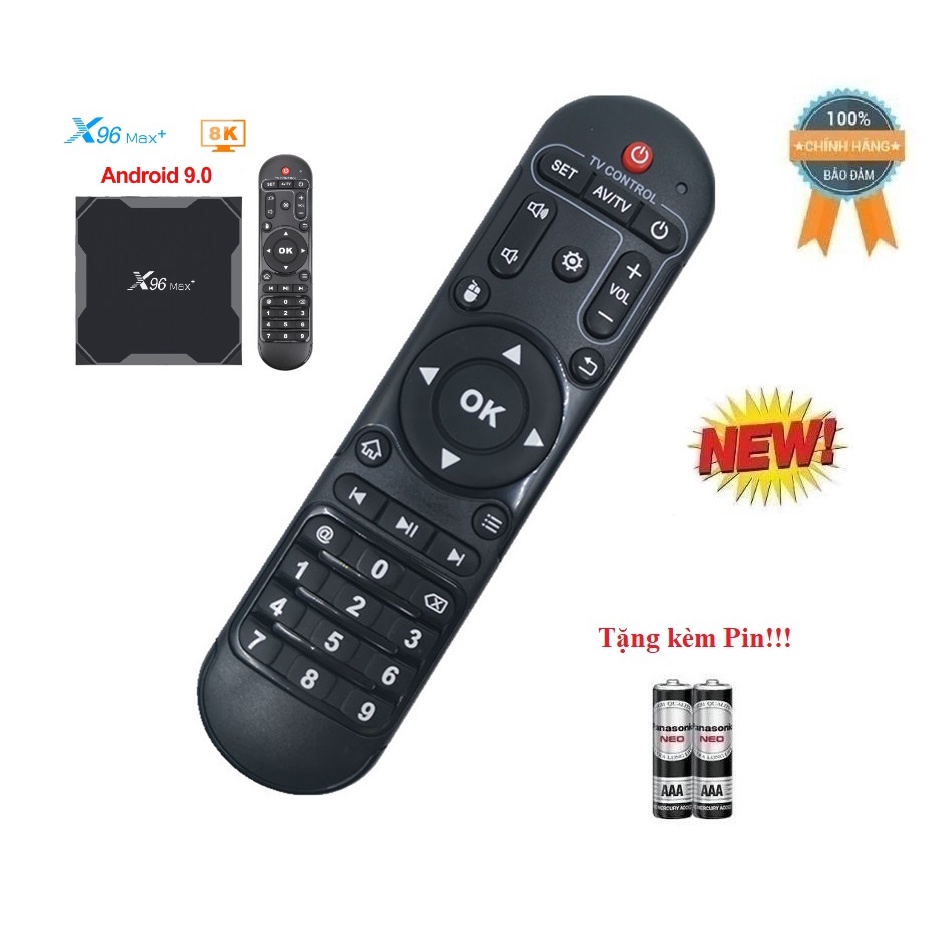 Remote Điều khiển đầu Android TV Box X96 Max, X96 Max plus, X96 Max+ ...