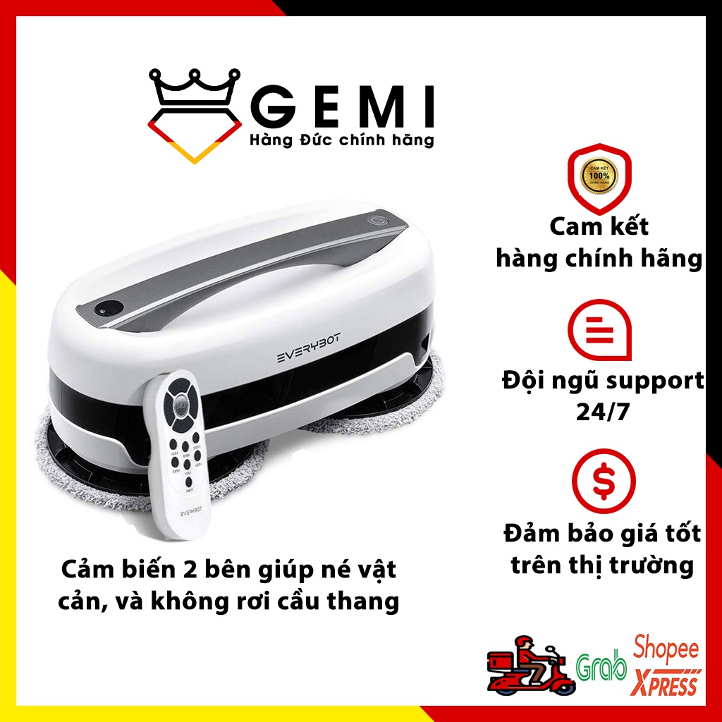 Robot lau nhà EVERYBOT EDGE 2 chân, điều khiển từ xa [HÀNG NỘI ĐỊA HÀN] | Shopee Việt Nam