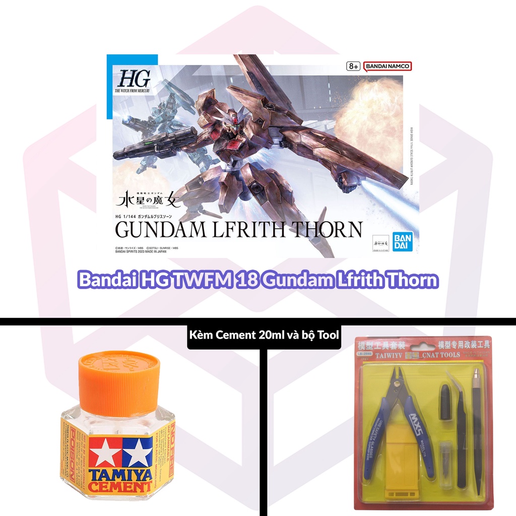 Mô hình Gundam Bandai HG TWFM 18 Gundam Lfrith Thorn 1/144 MS Gundam ...